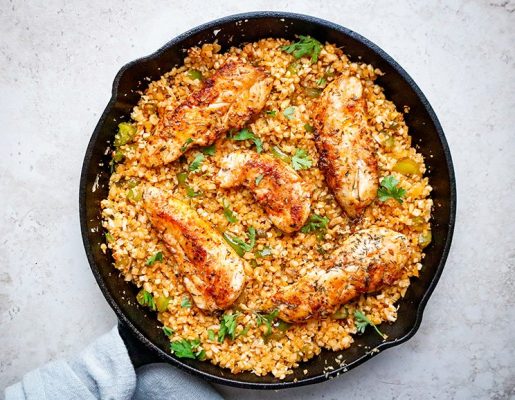 Cajun Chicken and Cauliflower Rice — Get Your Lean On